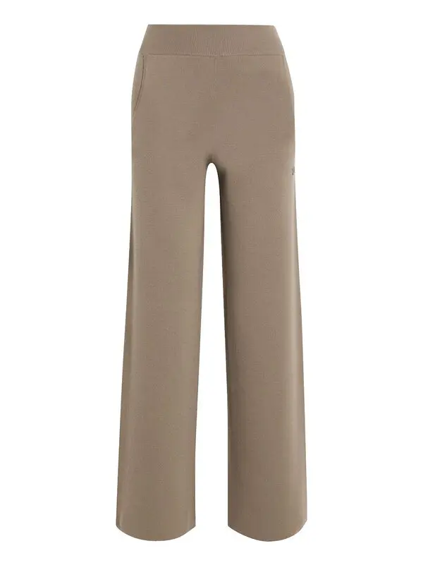 Max Mara Zigote Wool Straight-leg Pants - Taupe