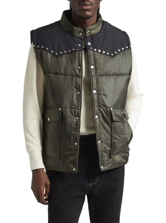 PHIPPS Ranger Puffer Vest - Dark Army