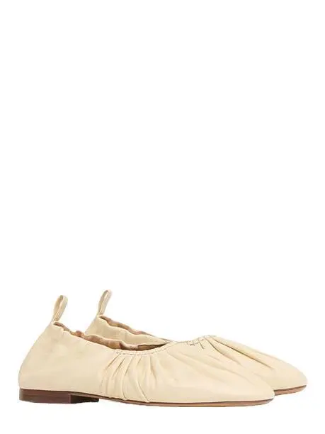 MANSUR GAVRIEL Ruched Ballerina Flat - Jasmine