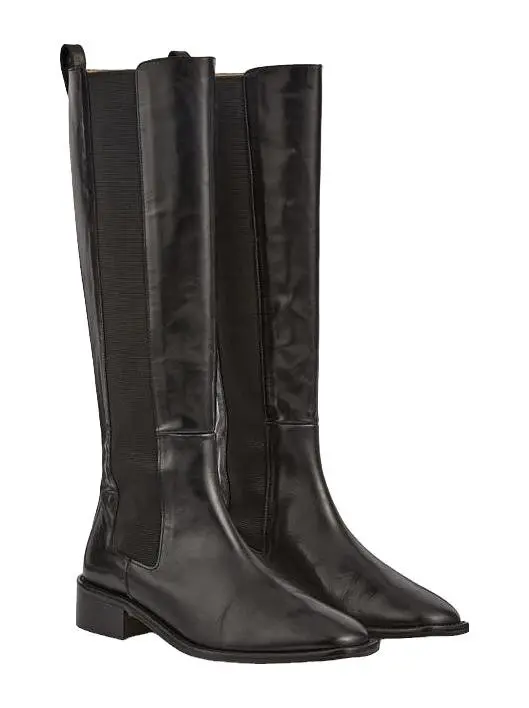 LK BENNETT Zara Knee High Boots - Black