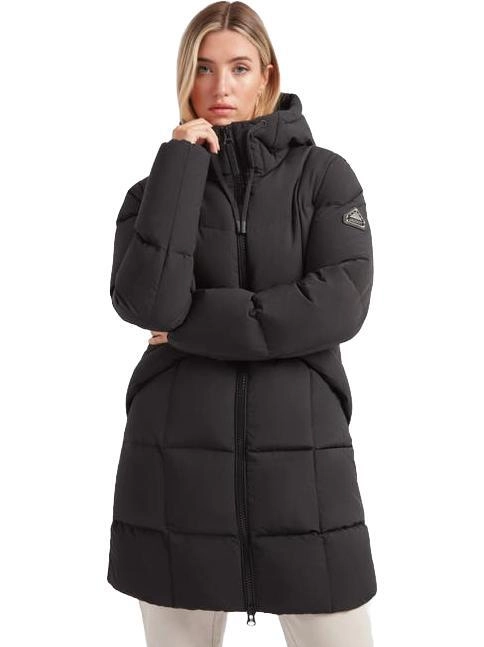 JACK1T Long Sleeve Down Coat - Black