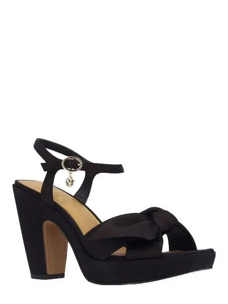 J. Reneé Burkett Platform Sandals - Black