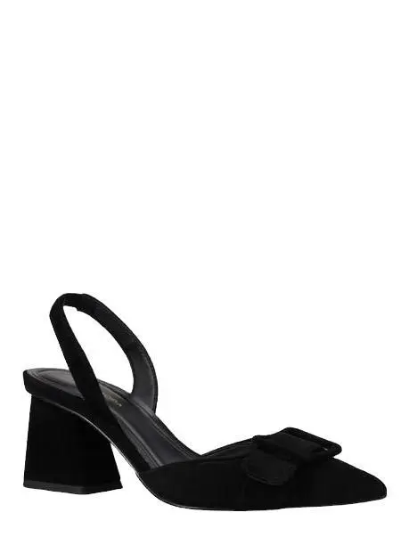 Pelle Moda Imia Slingback Pointed Toe Pumps - Black