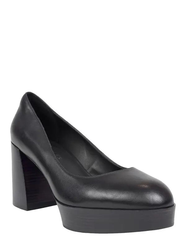 Aerosoles Zarina Platform Pump - Black Leather