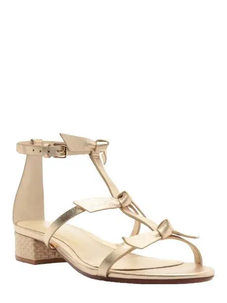 ALEXANDRE BIRMAN Slim Lolita Sandal - Golden