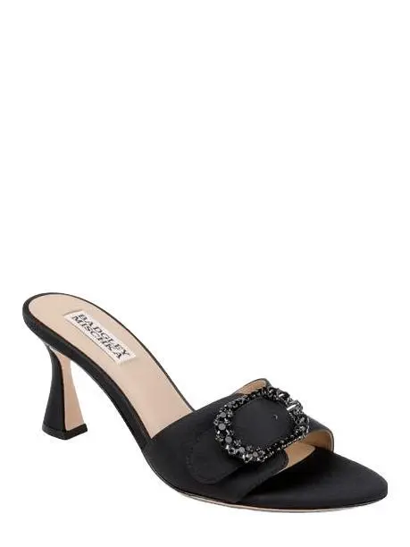 Badgley Mischka Odetta Sandal - Black Crepe