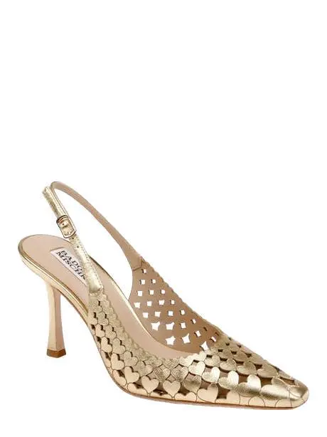 Badgley Mischka Onna Slingback Pump - Gold Metallic