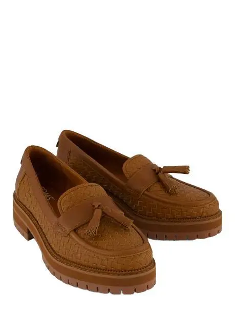 Toms Cara Platform Tassel Loafer - Brown