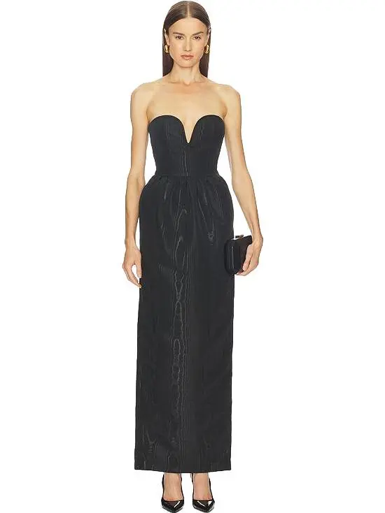MICHAEL COSTELLO X Rosato Maxi Dress - Black