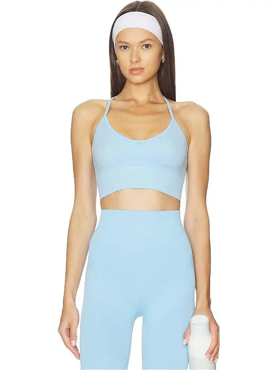 WELLBEING + BEINGWELL Monroe Seamless Tank - Ice Blue