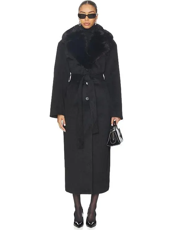 LAMARQUE Tillie-l Coat - Black