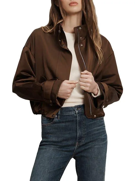 Veronica Beard Cotton Blend Jacket - Walnut