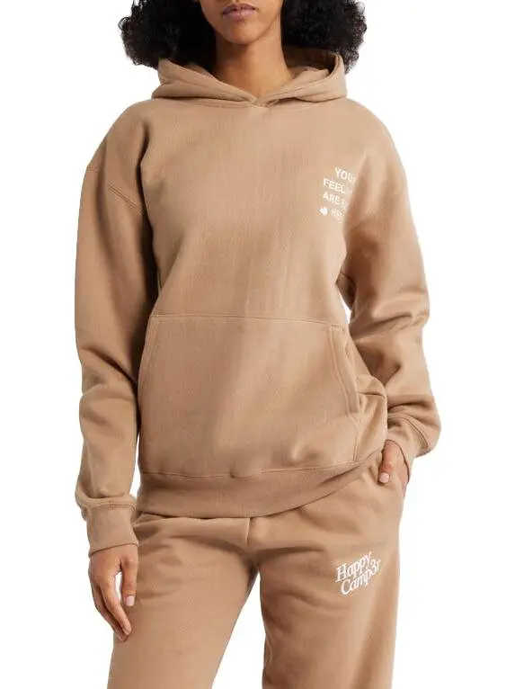 HAPPY CAMP3R Relaxed Fit Hoodie - Almond