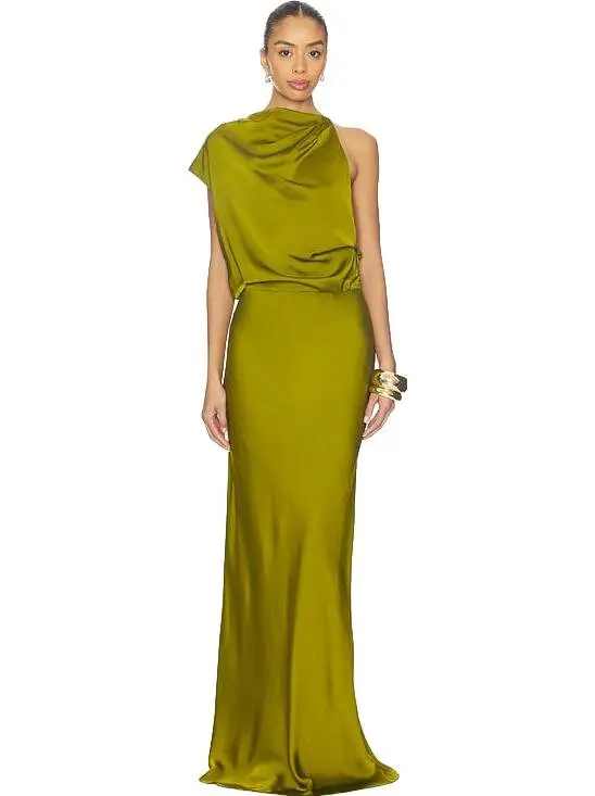 EAVES Noss Gown - Peridot Green