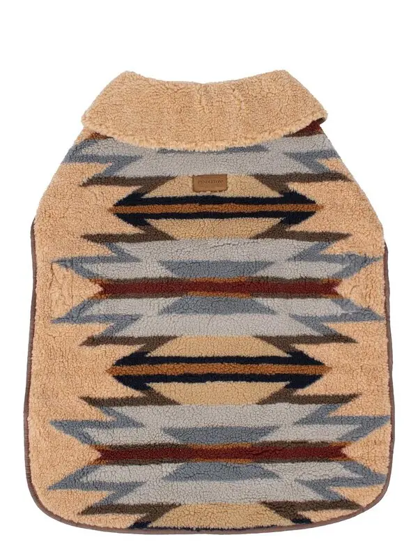 Pendleton Fleece Dog Coat - Wyeth Trail Wheat