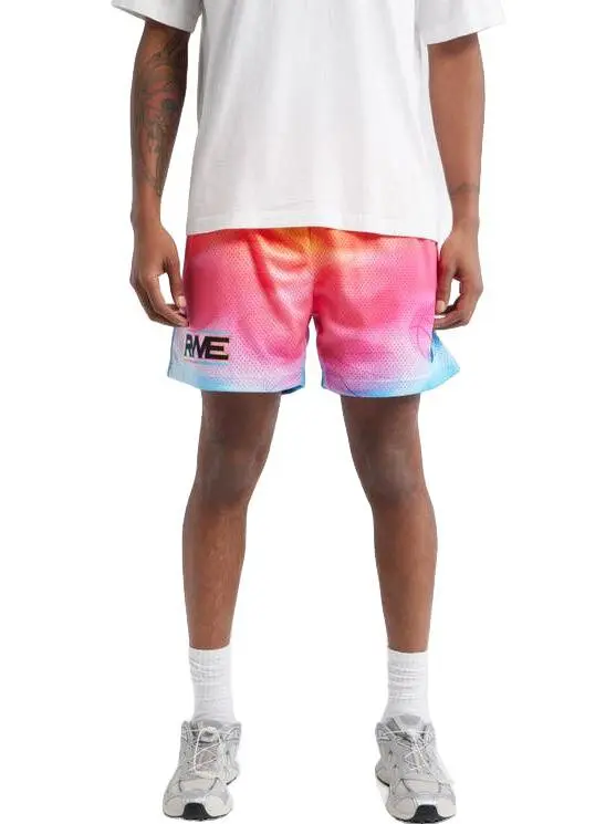 OVERTIME Elite Rwe Mesh Basketball Shorts - Pink