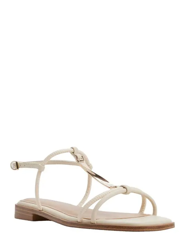 Aldo Ankle Strap Sandal - Other White