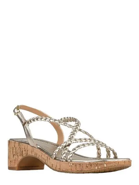 DONALD PLINER Rosalie Slingback Sandal - Platinum