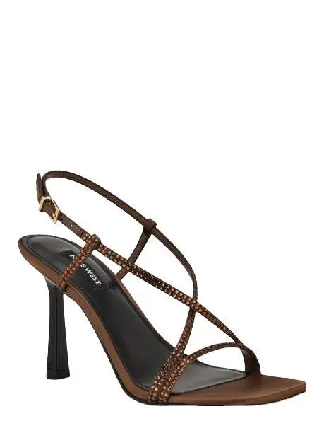Nine West Vallanh Slingback Sandal - Medium Brown