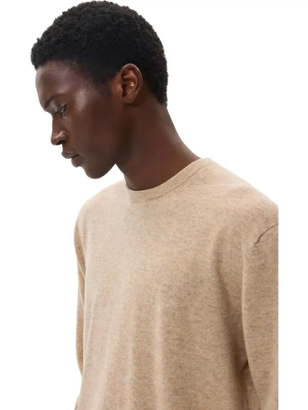 Johnstons Of Elgin Classic Cashmere Round Neck - Natural