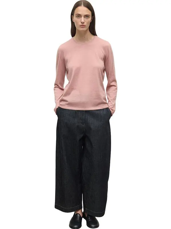 Johnstons Of Elgin Superfine Cashmere Jumper - Pink