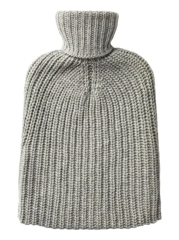 Johnstons Of Elgin Cashmere Hot Water Bottle Cover - Grey