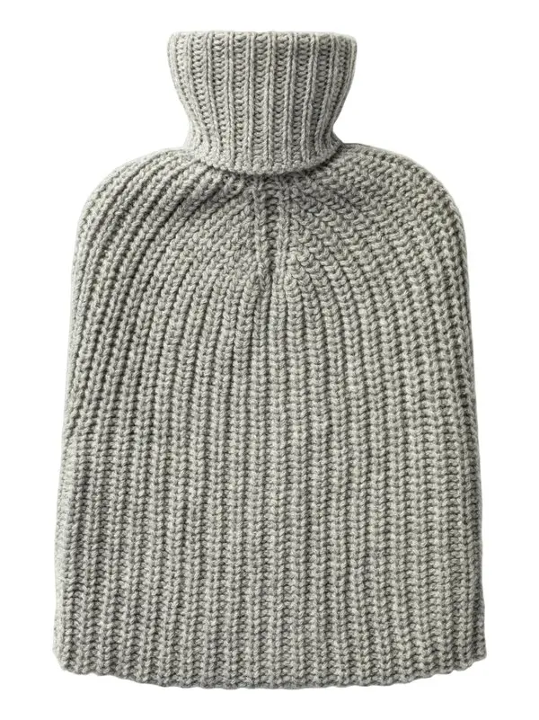 Johnstons Of Elgin Cashmere Hot Water Bottle Cover - Grey