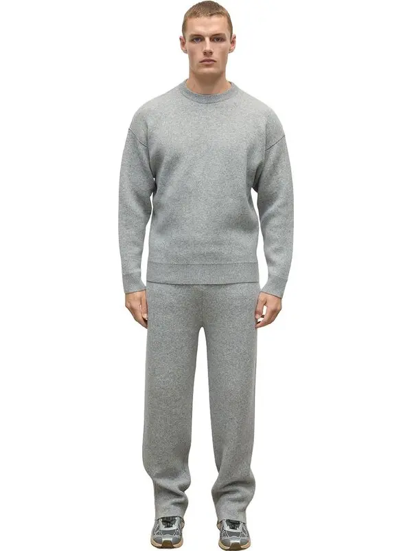 Johnstons Of Elgin Double Face Light Tapered Jogger - Grey