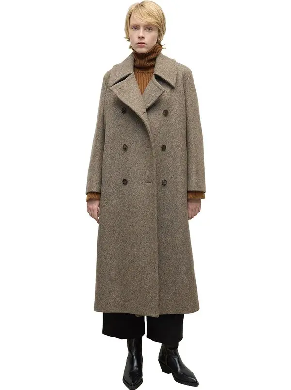 Johnstons Of Elgin The Great Coat - Grey