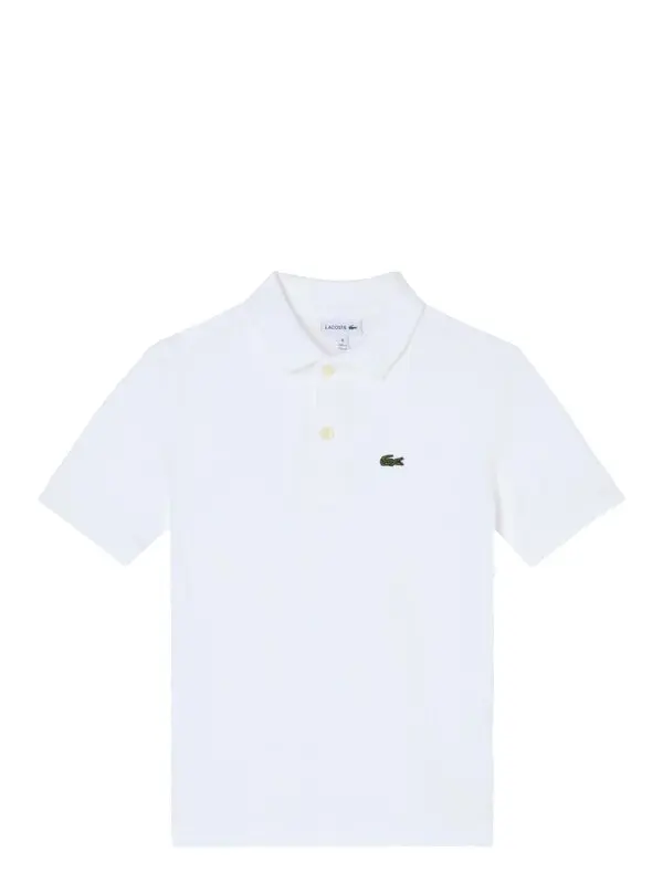 Lacoste Polo With Logo - White