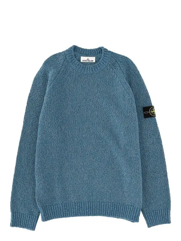 Stone Island Wool Blend Sweater - Azure