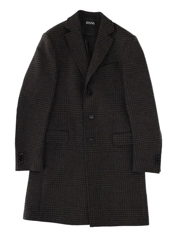 Zegna Wool Trench - Black