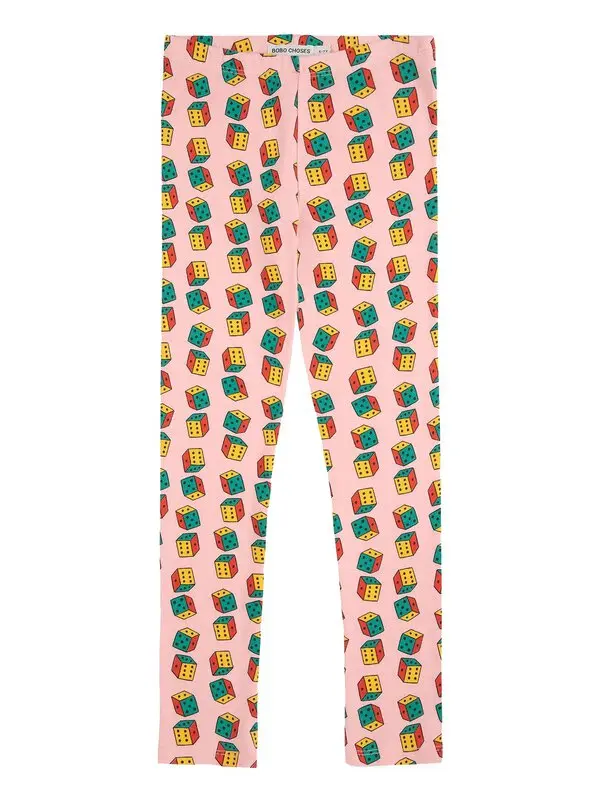 BOBO CHOSES Leggings Logo "dices - Pink