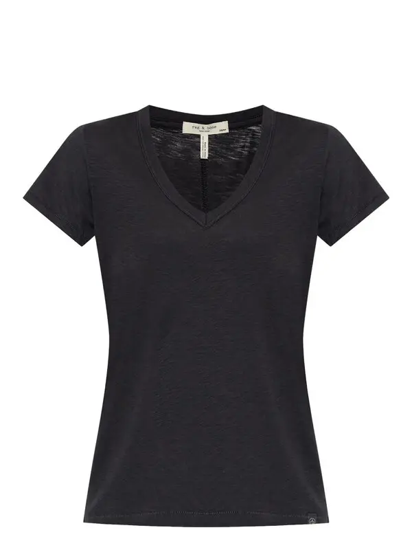 Rag & Bone Cotton T-shirt - Black