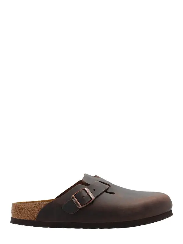 BIRKENSTOCK Boston Bs Slides - Brown