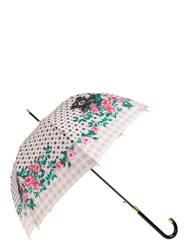 Moschino Printed Umbrella - Pink