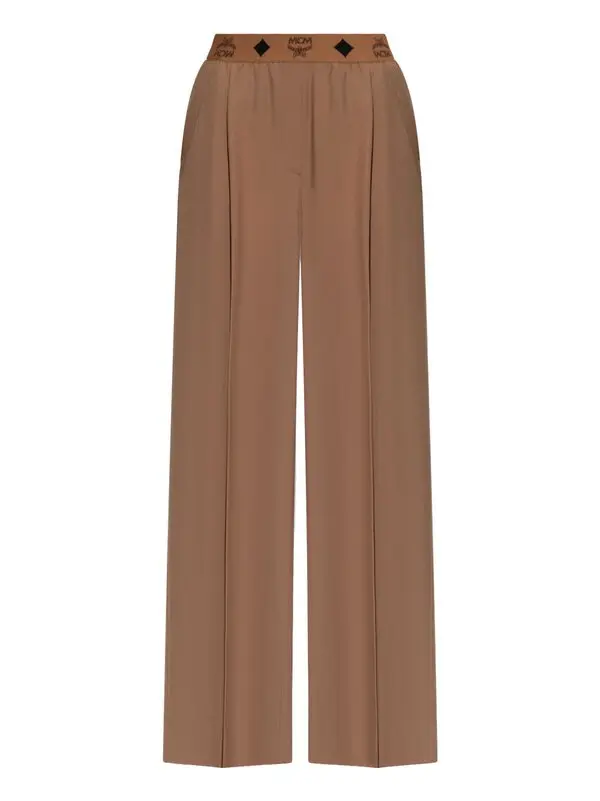 Mcm Wool Trousers - Brown