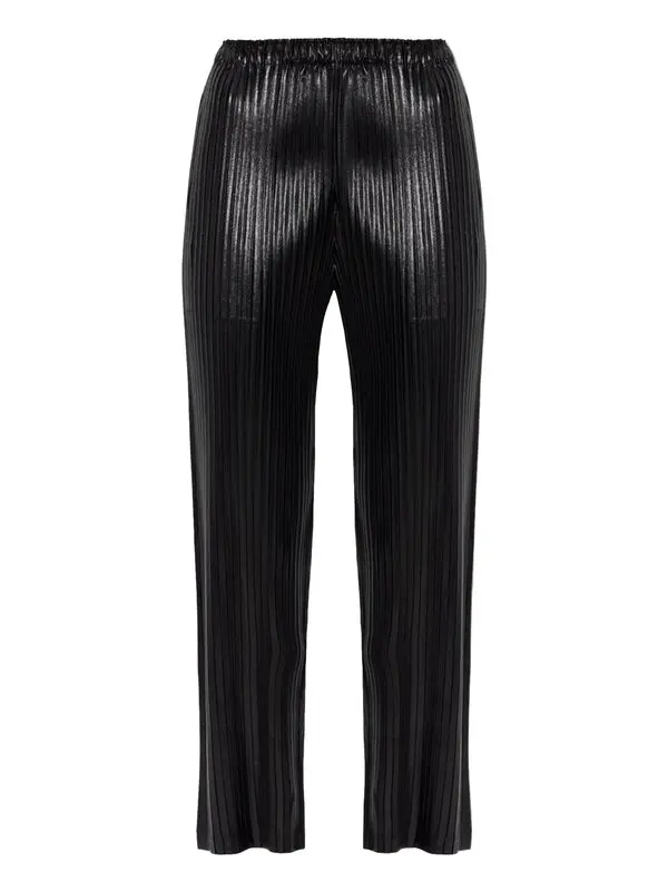 Issey Miyake Pleated Trousers - Black