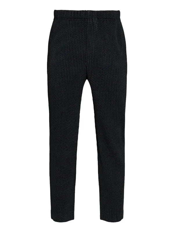 Issey Miyake Pleated Trousers - Navy Blue
