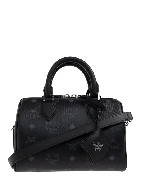 Mcm Satchel Handbag - Black