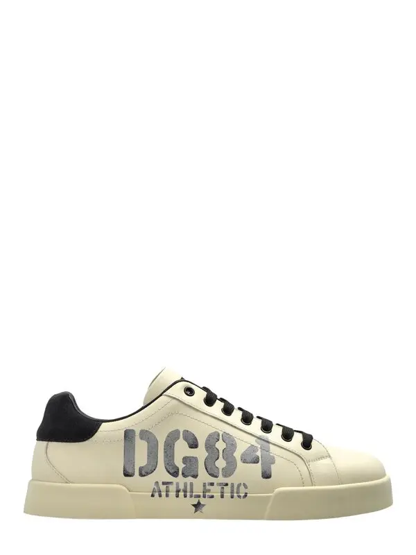 Dolce & Gabbana Logo Sneakers - Cream
