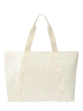 Victoria's Secret Diamante Embellished Tote Bag - Beige