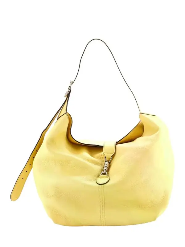 Gucci Jackie 1961 Soft Leather Medium Shoulder Bag - Yellow