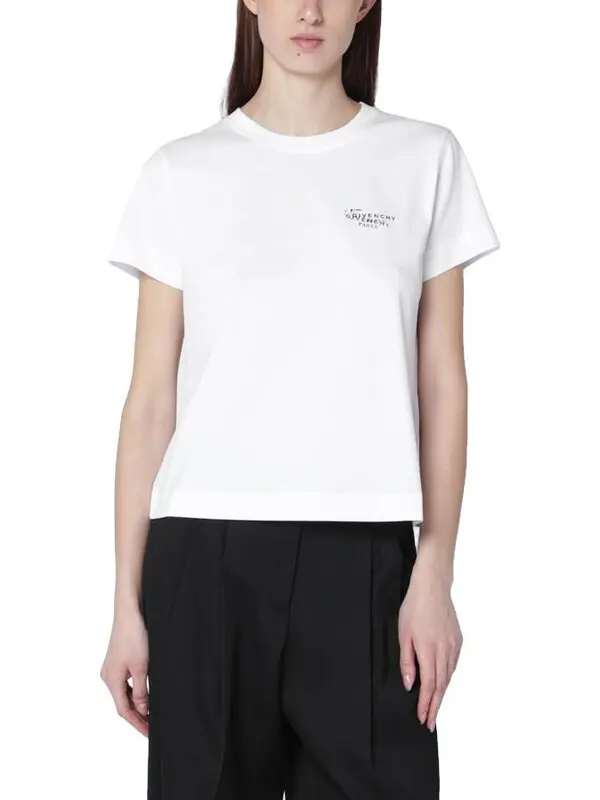 Givenchy T-shirt With Logo Print - White