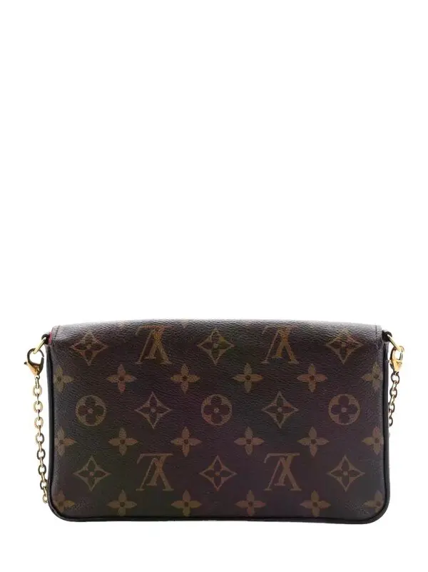 LOUIS VUITTON Felicie Pochette Monogram Canvas - Brown