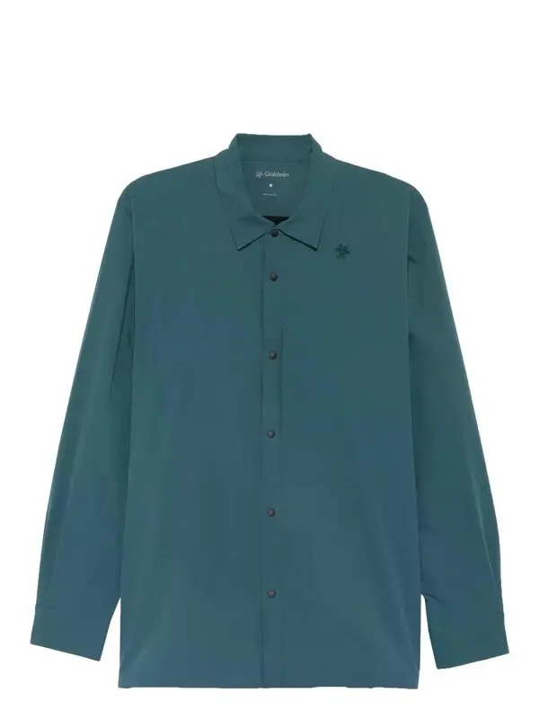 GOLDWIN All Direction Long-sleeve Overshirt - Blue