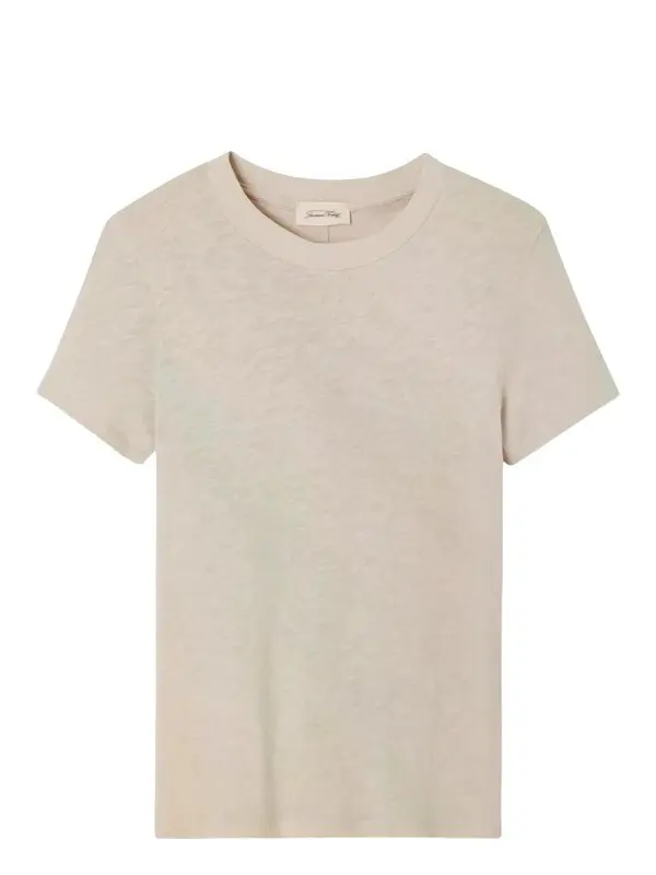 American Vintage Sonoma Textured T-shirt - Neutrals