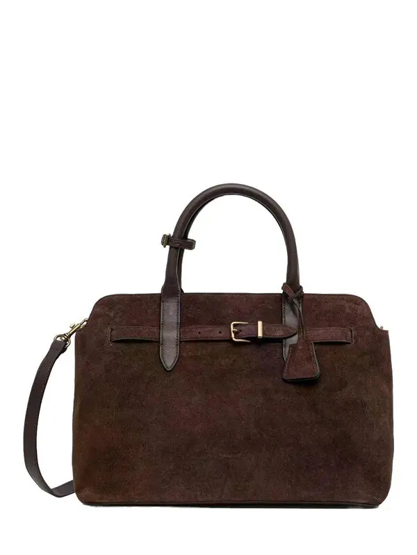 Marc O'polo Buckle-detail Tote Bag - Brown