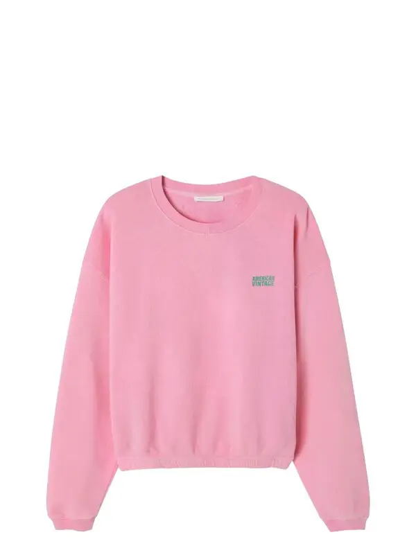 American Vintage Izubird Round-neck Sweatshirt - Pink