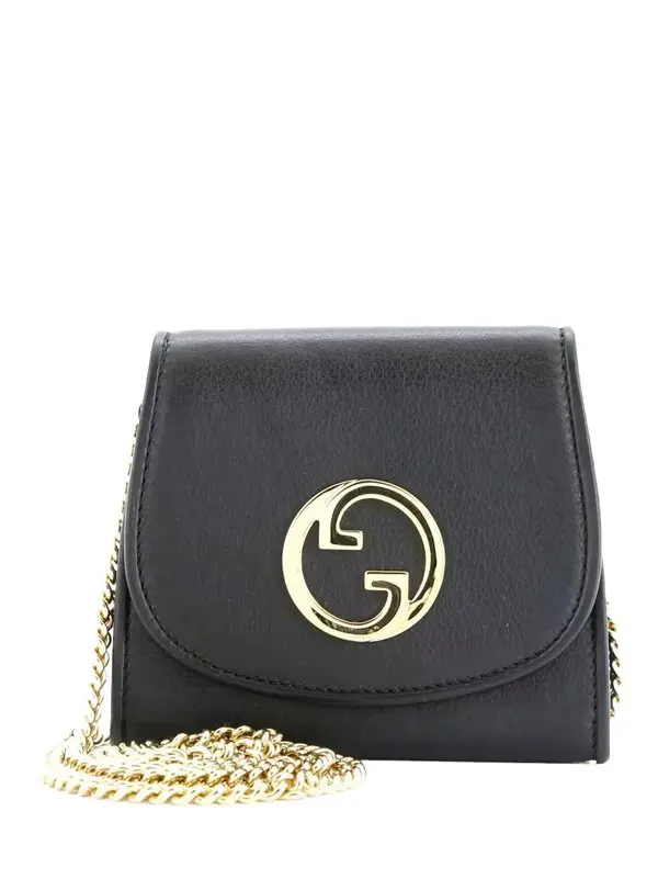 Gucci Blondie Wallet On Chain - Black